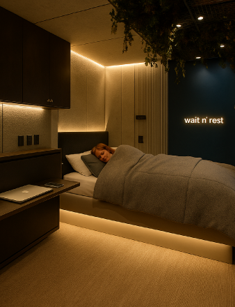 Wait N Rest Miami | Private Airport Sleep Rooms